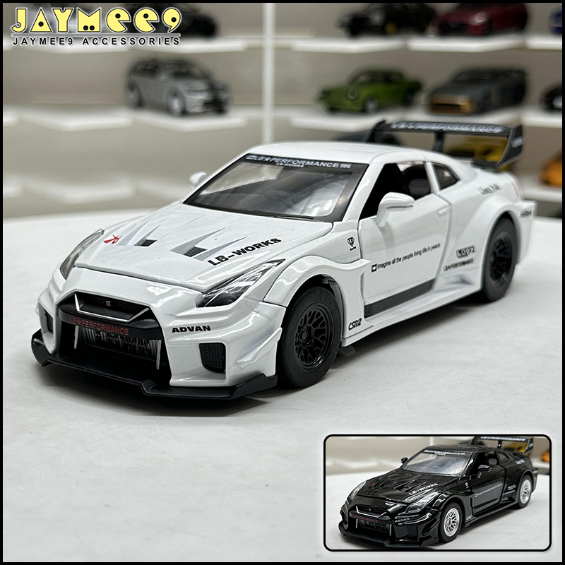 Die Cast Nissan GTR R35 LBWK 1:32 Scale ALLOY CAR MODEL For Kids Boy ...