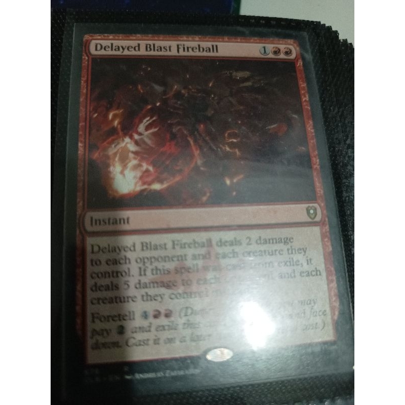 Delayed-blast Fireball mtg card | Shopee Philippines