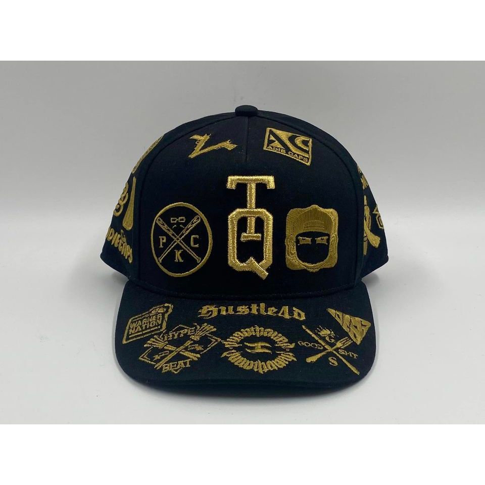 TQ - Team Quiet Gold Embro Multi Local Brand Logos | Shopee Philippines