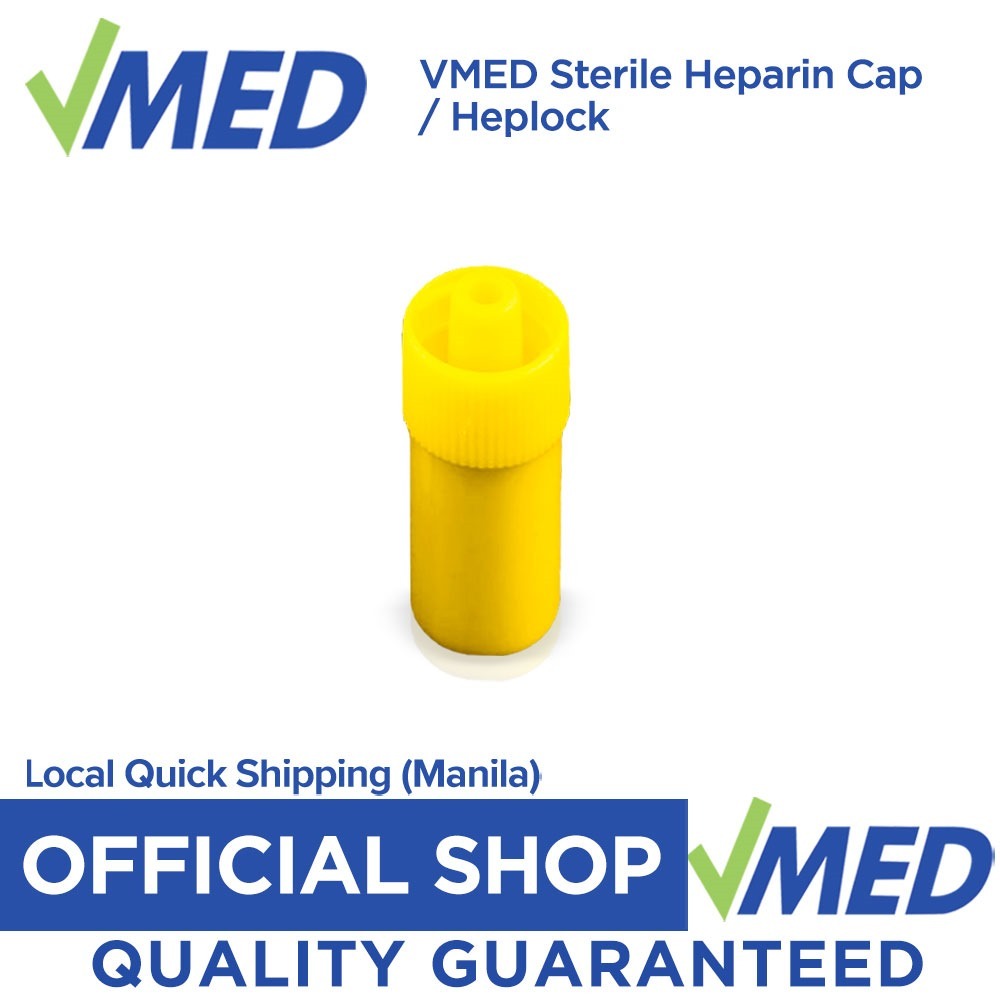 VMED Sterile Heparin Cap / Heplock (Sold per piece) | Shopee Philippines