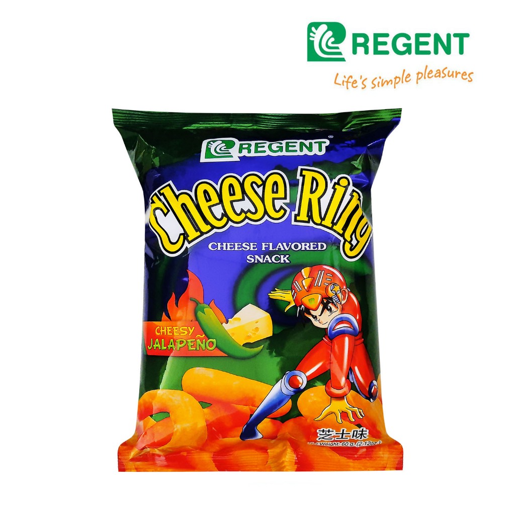 Regent Foods Cheese Ring Jalapeño 60g (Cheesy Jalapeño) | Shopee ...