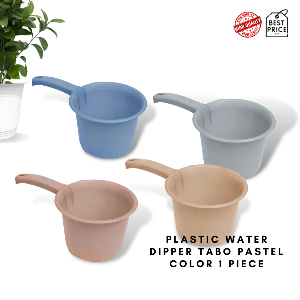 Plastic Water Dipper Tabo Pastel Color 1 Piece | Shopee Philippines