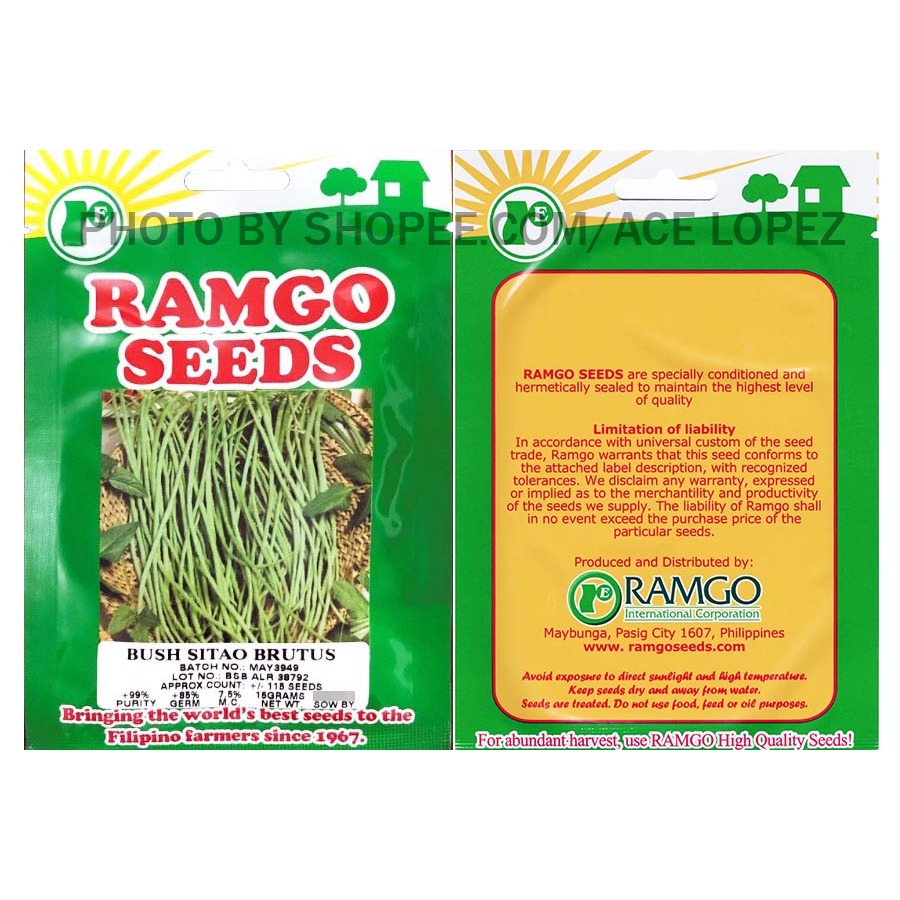 Ramgo RPD Seeds Bush Sitao Brutus Variant als21207 | Shopee Philippines