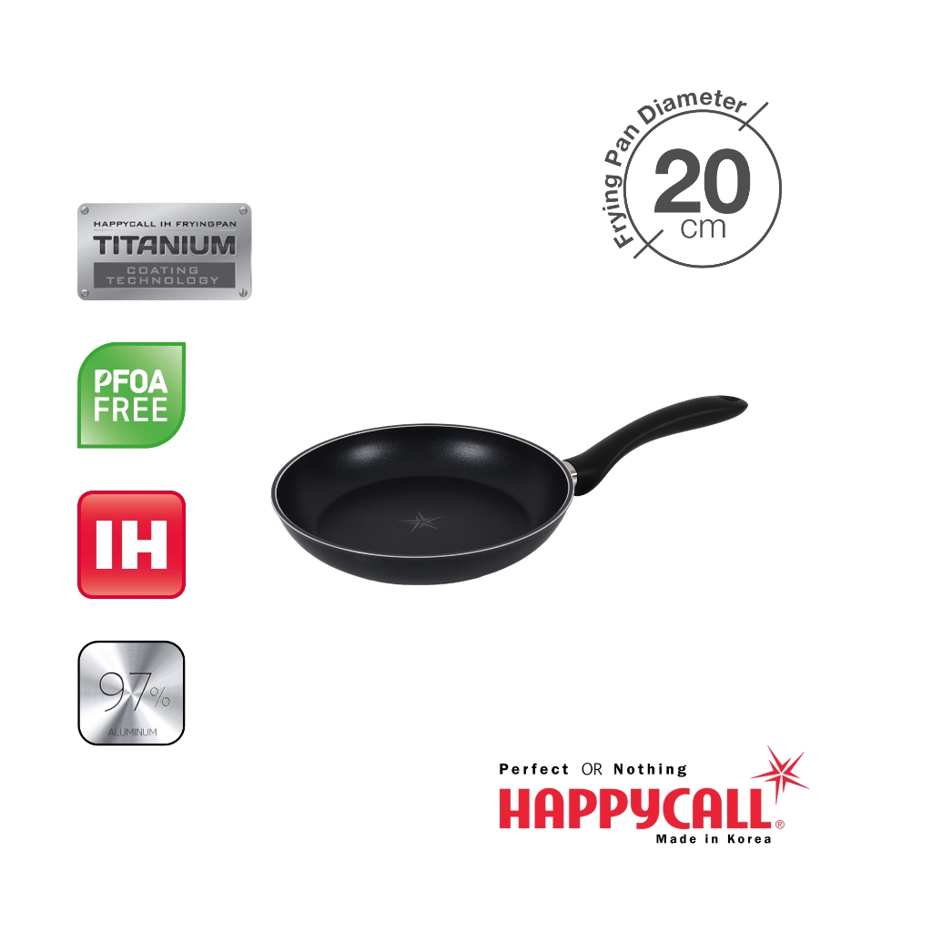 Happycall Complete Titanium Induction Heat Frying Pan PFOA FREE ...