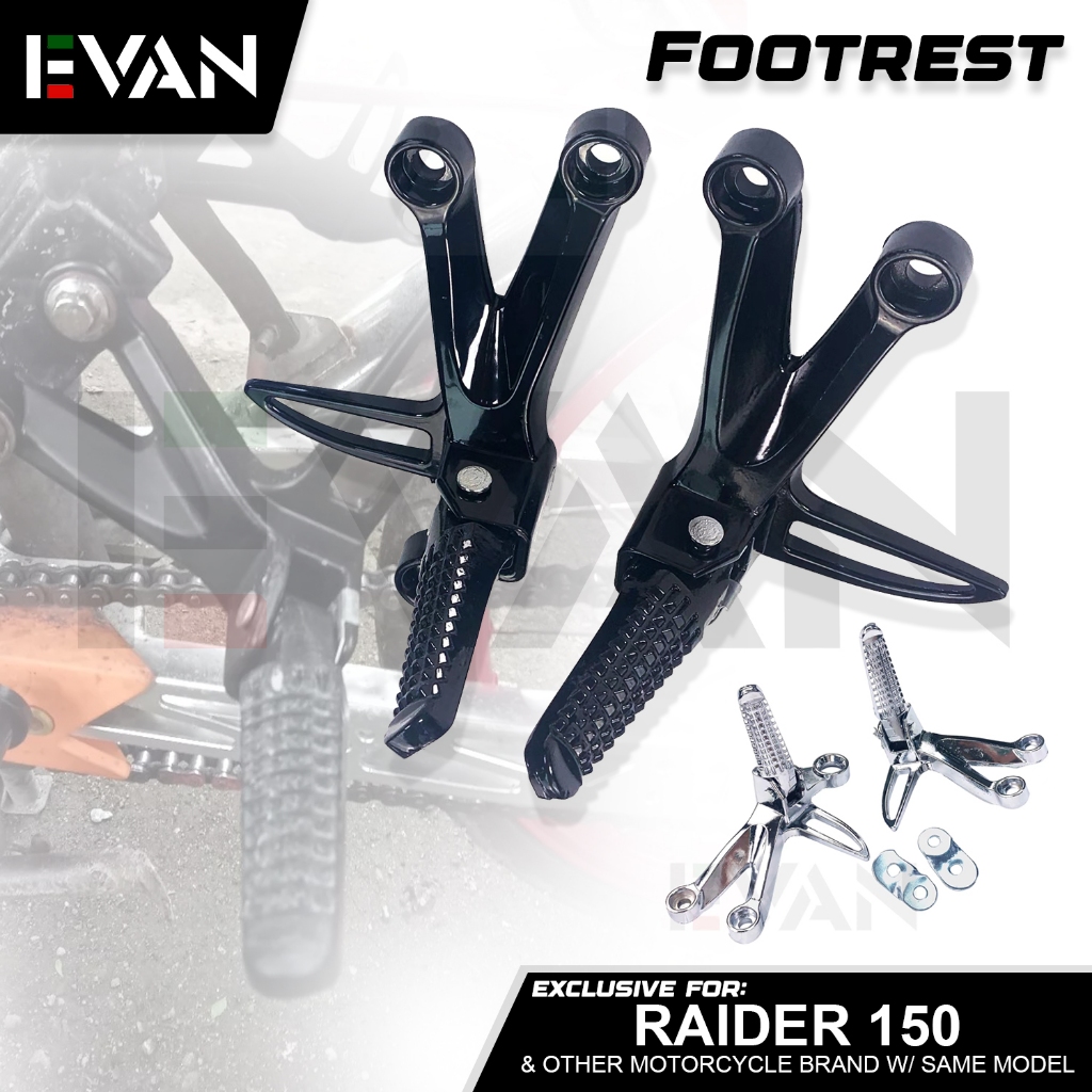 EVAN ph Raider 150 Rear Footrest Original Full CNC Alloy Quality For ...