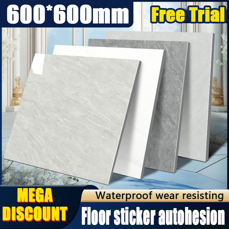 Marble 3D Waterproof Vinyl Floor Sticker Self Adhesive PVC Flooring ...