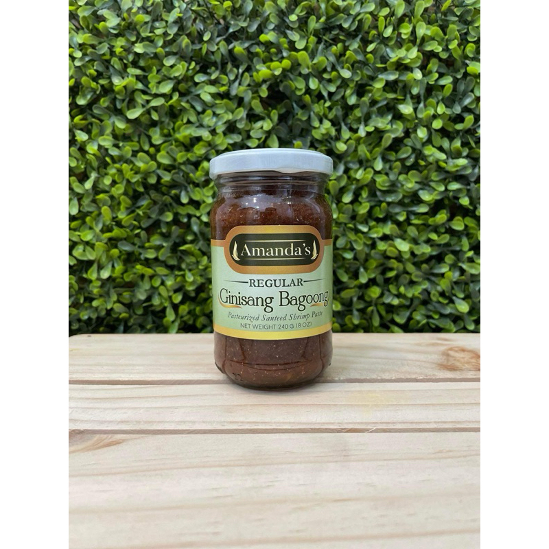 Authentic Bataan Amanda’s Regular Ginisang Bagoong - Shrimp Paste 240g ...