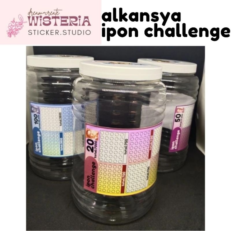 BIG alkansya ipon challenge trackers, coin bank, sticker | Shopee ...
