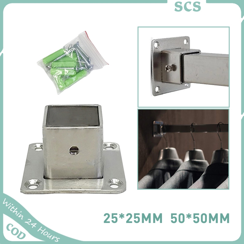 Stainless Steel Flange Anchor Base Square Newel Post Flange Base for ...