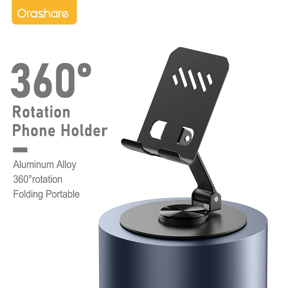 Orashare APH02 Phone Holder 360 Degree Rotation Desktop Phone Sthand ...