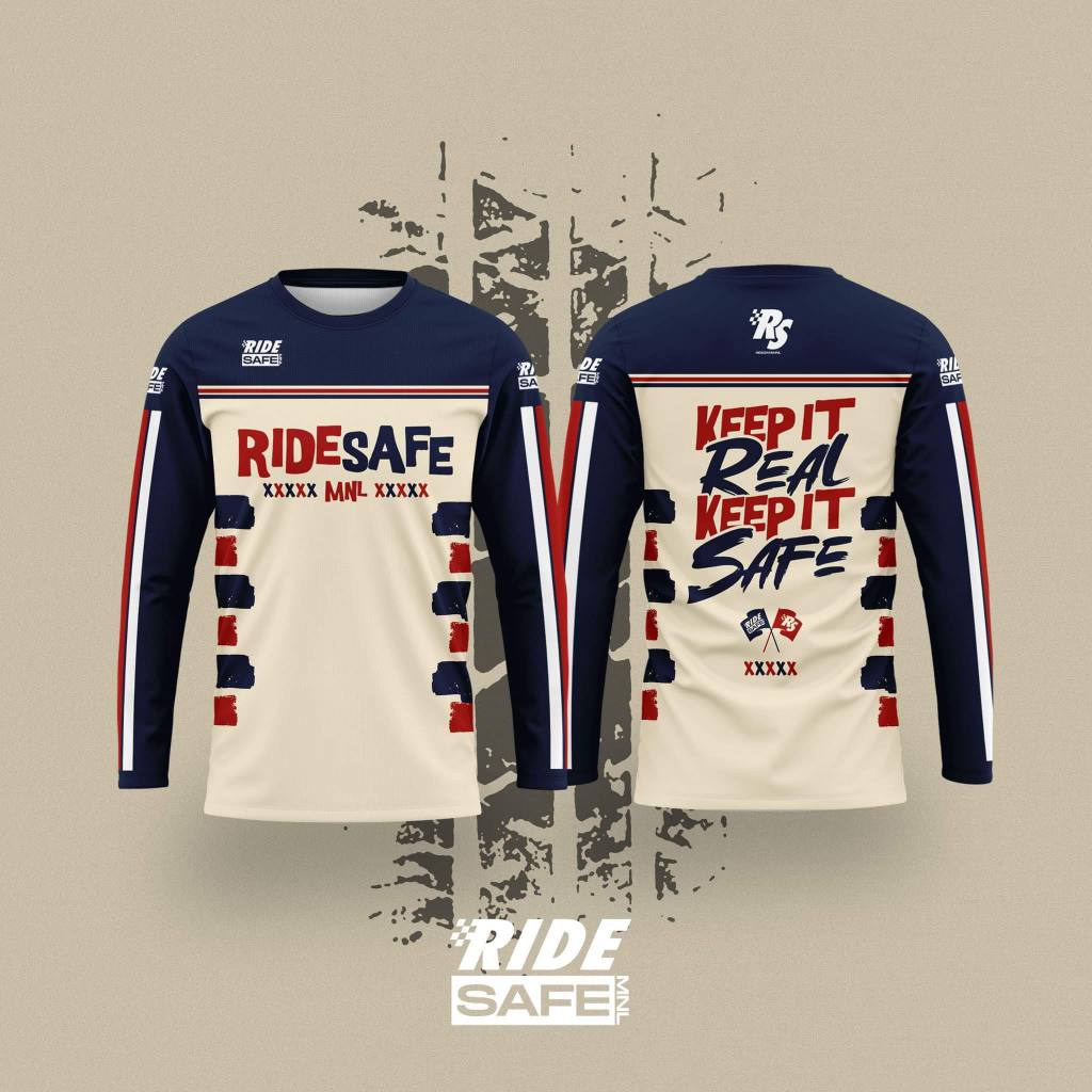 RSMNL 002 | RIDE SAFE MNL RIDING JERSEY | LONGSLEEVES | FULL SUBLIMATION | Shopee Philippines