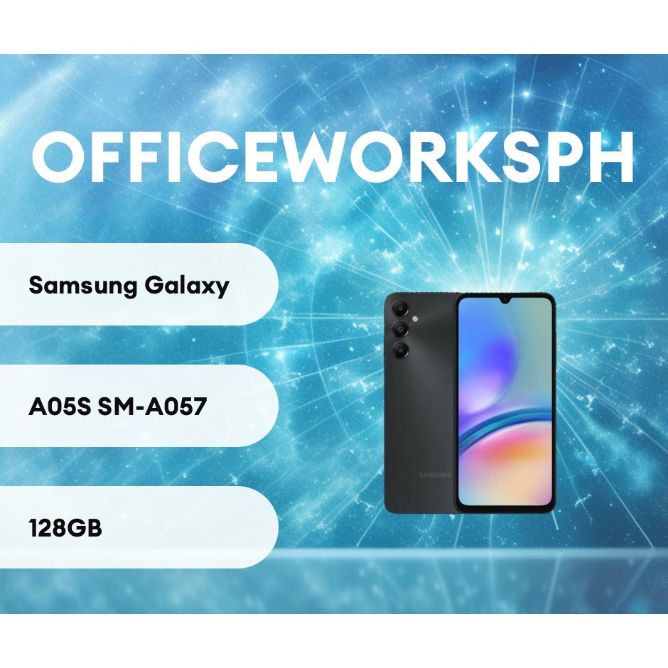 Samsung Galaxy A05S SM-A057 128GB Black / A Series | Shopee Philippines