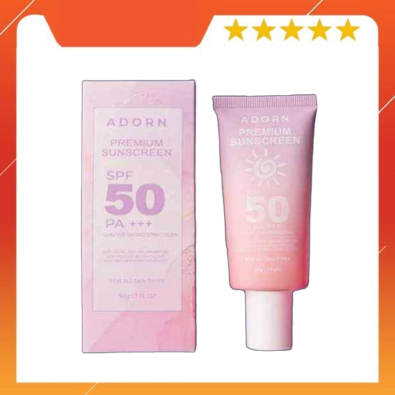 ADORN Premium Sunscreen 50g by Camille Trinidad | Shopee Philippines