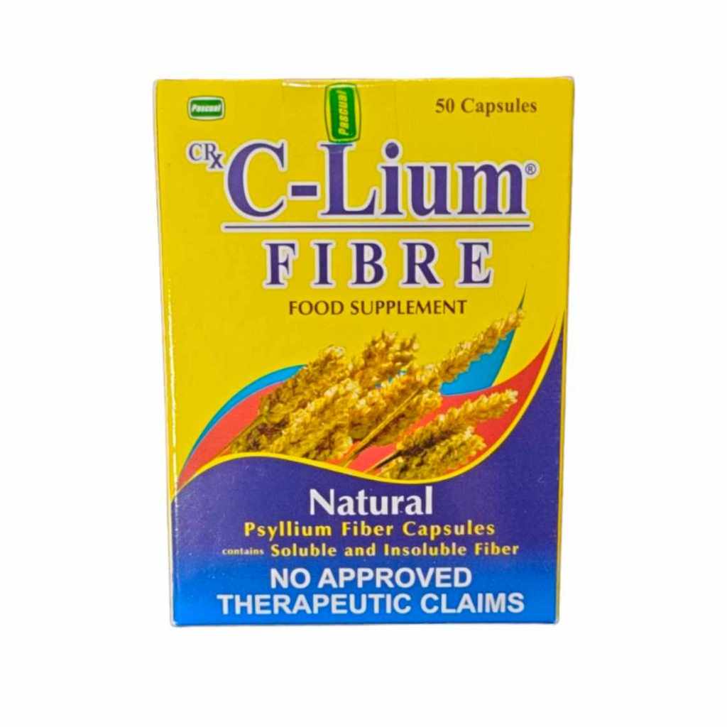 C-Lium Fibre Capsule Psyllium Fibre Capsule 50 Capsules | Shopee ...