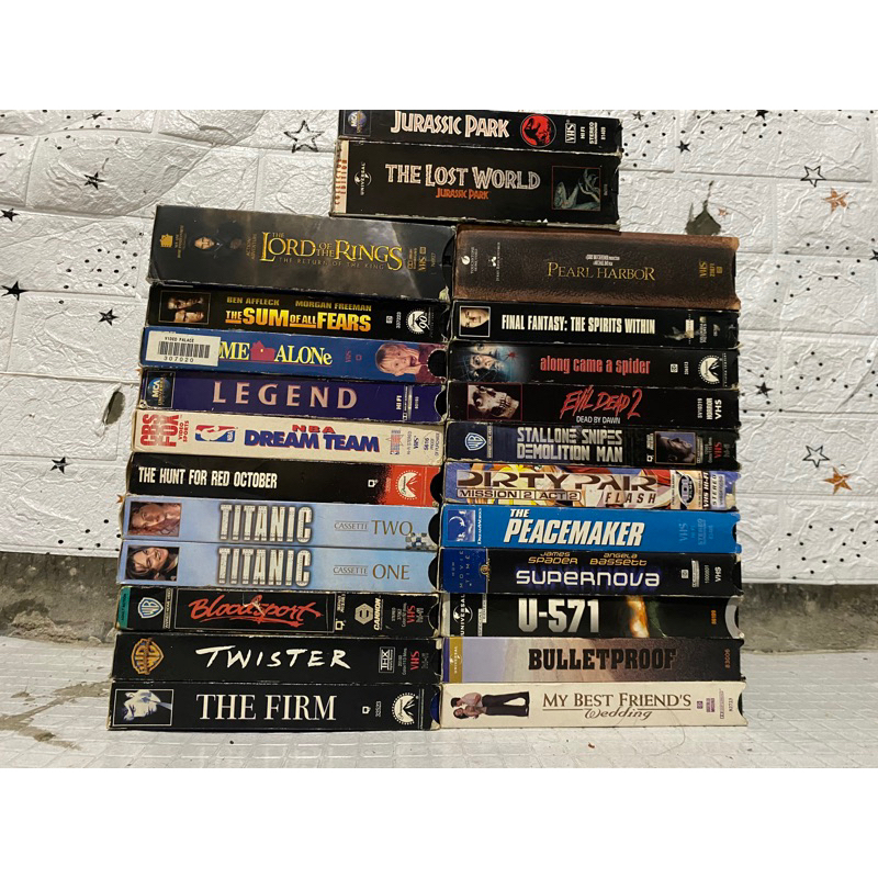 VHS TAPE UNTESTED MOVIES | Shopee Philippines