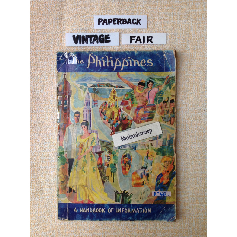 The Philippines: A Handbook of Information vintage edition filipiniana ...