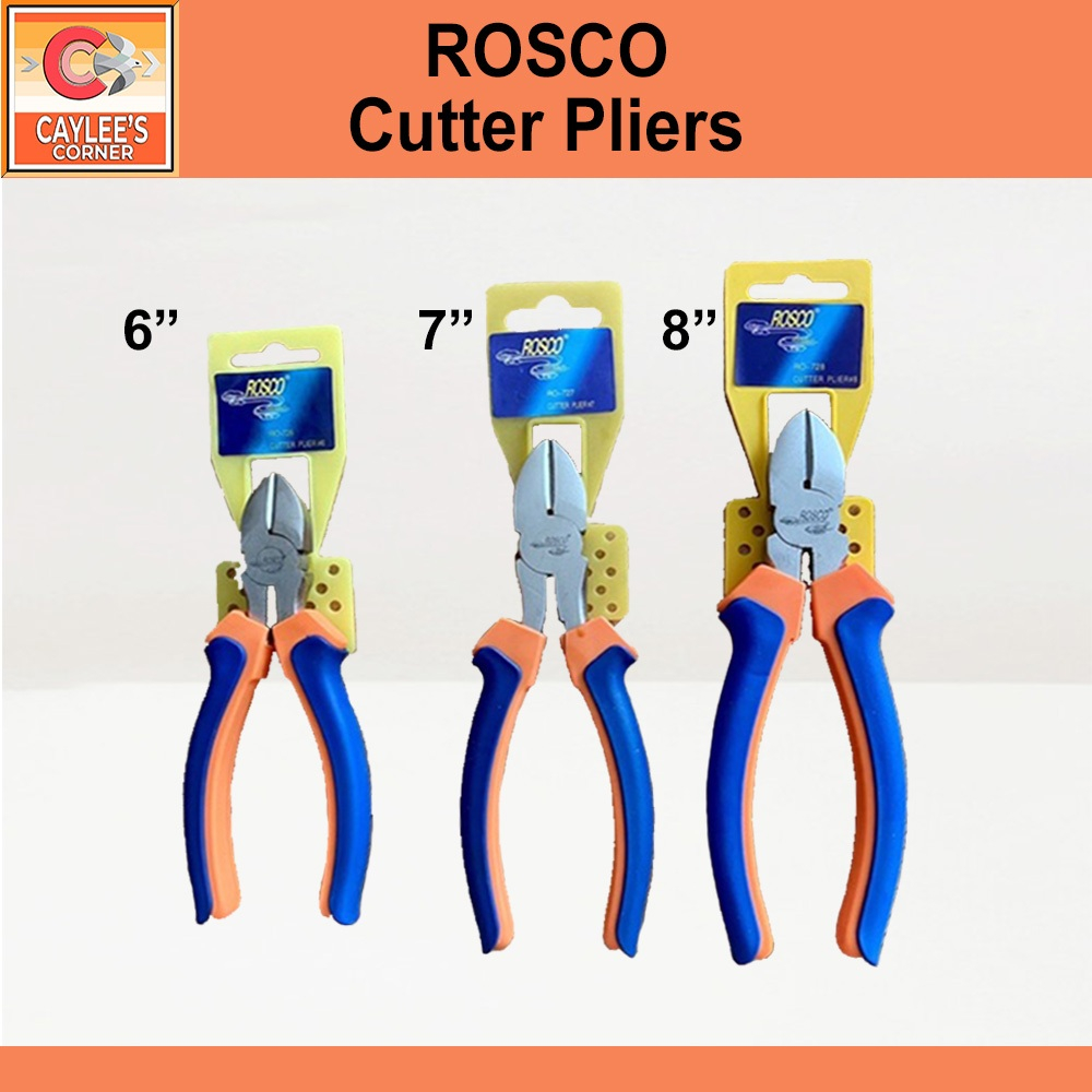 ROSCO Cutter Plier (6”, 7”, 8" inches) | Shopee Philippines