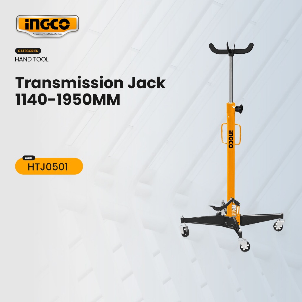 Ingco 0.5 TON Transmission Jack Telescopic Type Hand Pump Operated High ...