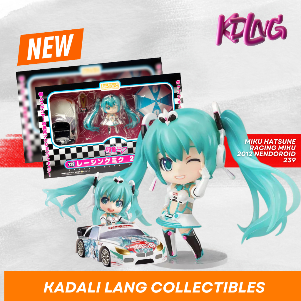 AUTHENTIC Miku Hatsune Racing Miku 2012 | Nendoroid 239 - Vocaloid ...