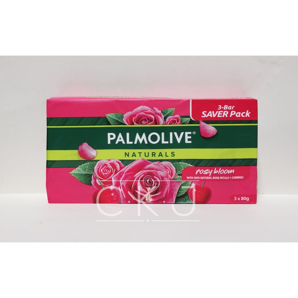 Palmolive Naturals Rose Bloom (Pinkish & Glow) Soap 80g 3 Bar VALUE PACK | Shopee Philippines