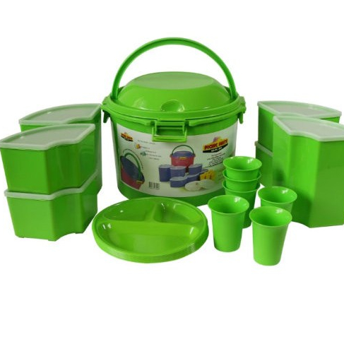 Sunnyware PICNIC MATE 20 PCS IN 1 SET with box(#9822) | Shopee Philippines