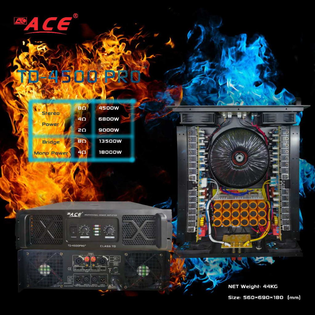 ACE TD-4500PRO Professional Power Amplifier | Shopee Philippines
