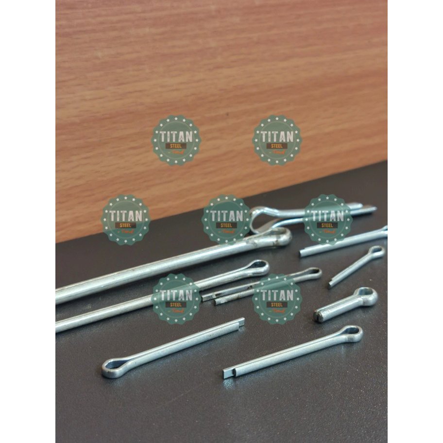 5 pcs - 3/8 Galvanized GI Cotter Pin / GI Split Pin Screw | Shopee ...