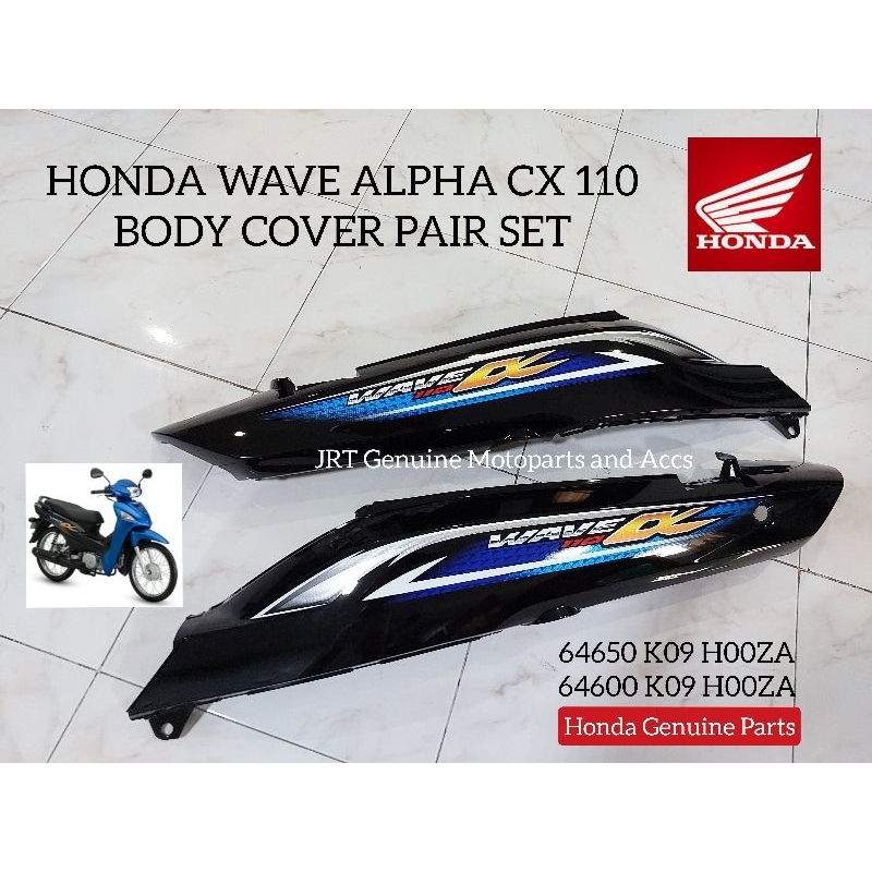 Honda Wave Alpha CX 110 Genuine Original Body Cover Blue | Shopee ...
