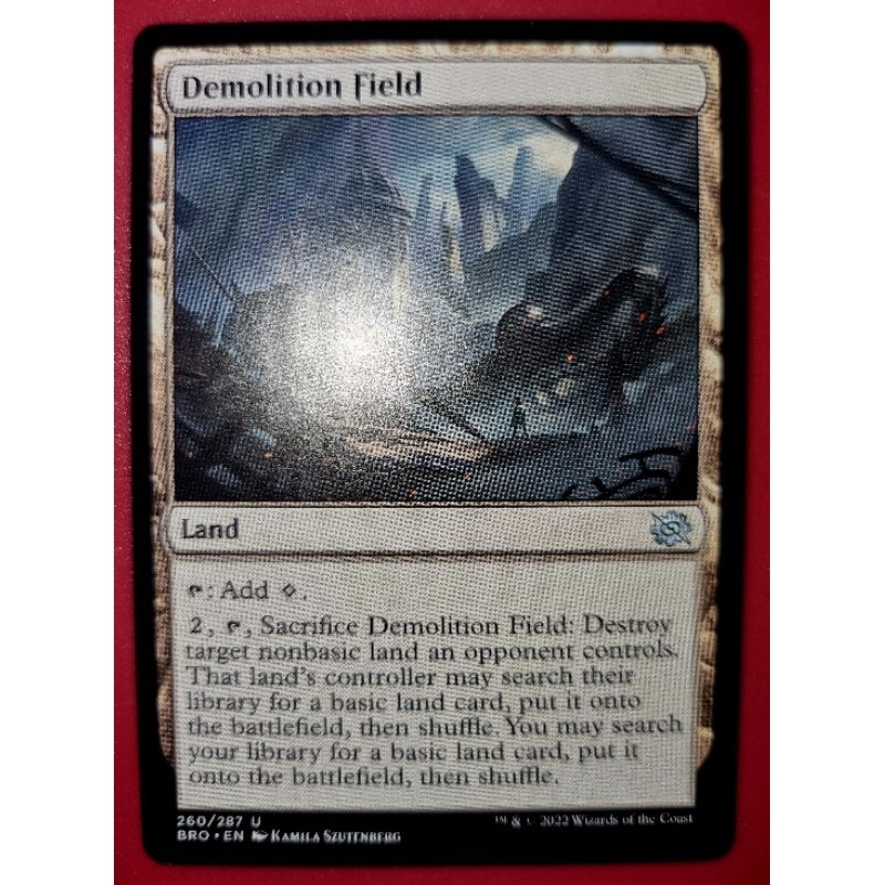 Demolition Field (Nonfoil) | Shopee Philippines