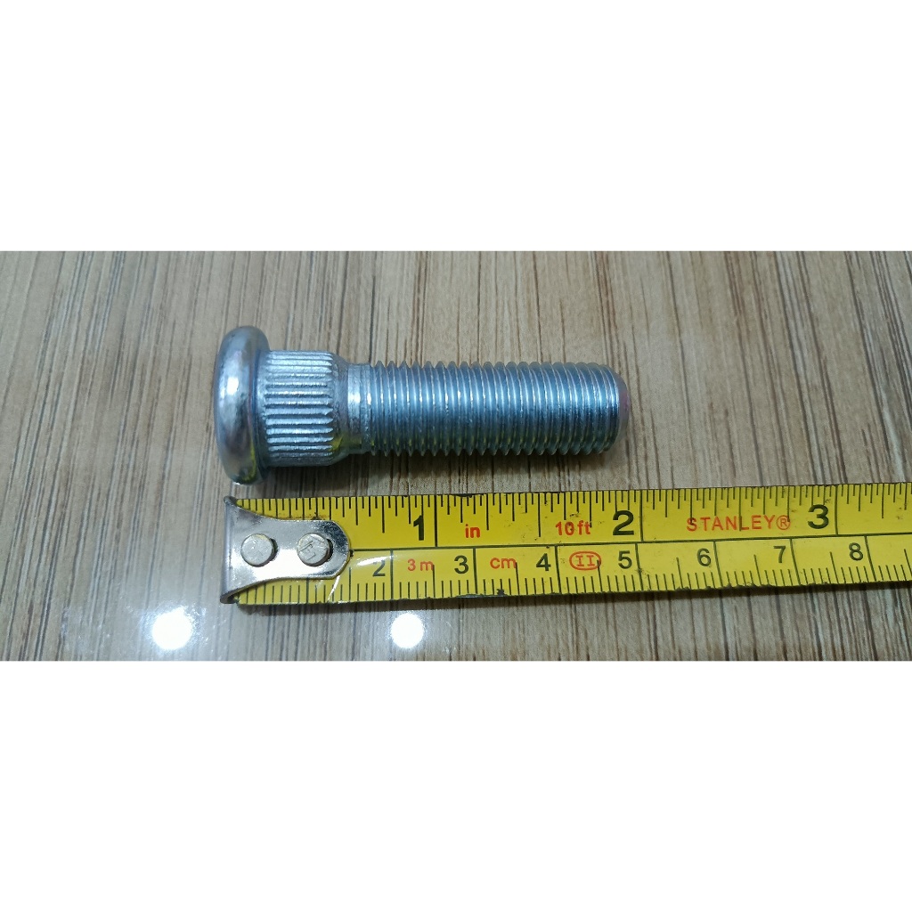 TOYOTA INNOVA/FORTUNER/HILUX/HIACE HUB BOLT FRONT SHORT GTX 90942-02049 ...