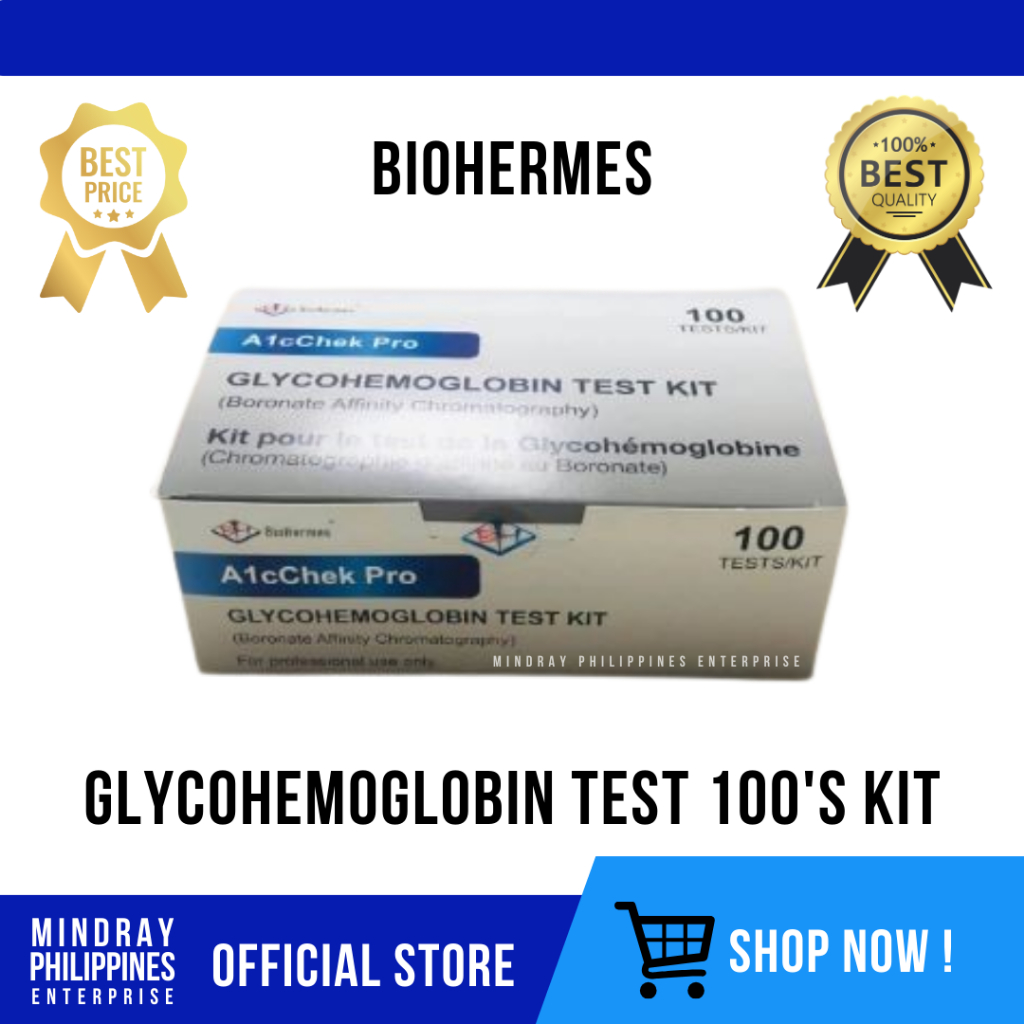 BIOHERMES HBA1C GLYCOHEMOGLOBIN TEST KIT | Shopee Philippines