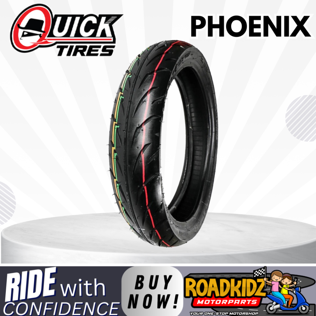 QUICK TIRES TUBELESS 14's 17's 13's w/ FREE SEALANT & PITO | Shopee ...