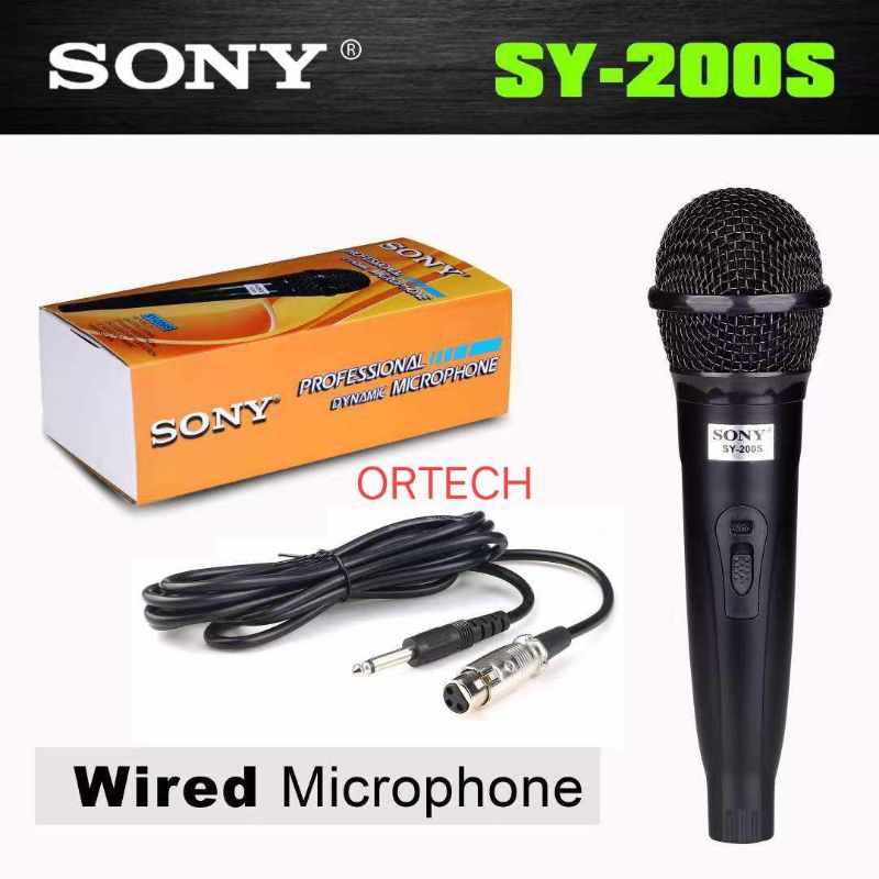 Sony SY-2005 Wired Microphone | Shopee Philippines