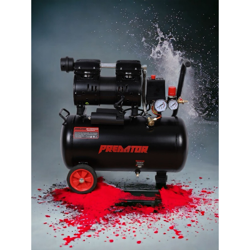 Predator USA 2hp air compressor 24 liters/ 1HP 24Liters oil less and ...