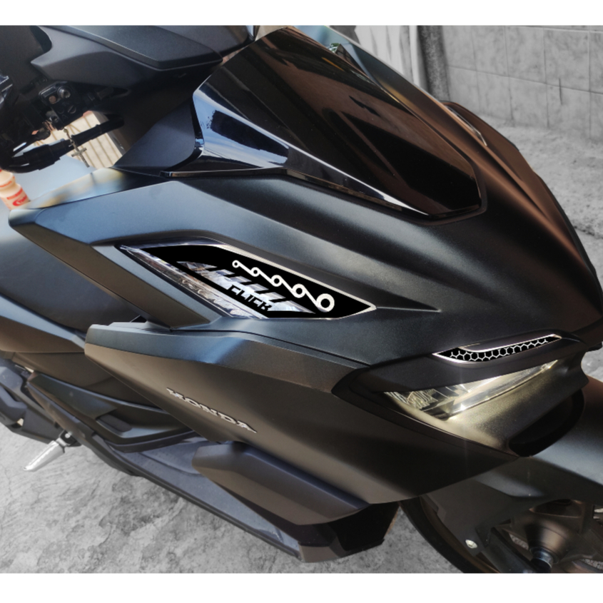 Honda Click 160 Kilay Decal Sticker Circle Feather Wings Design ...