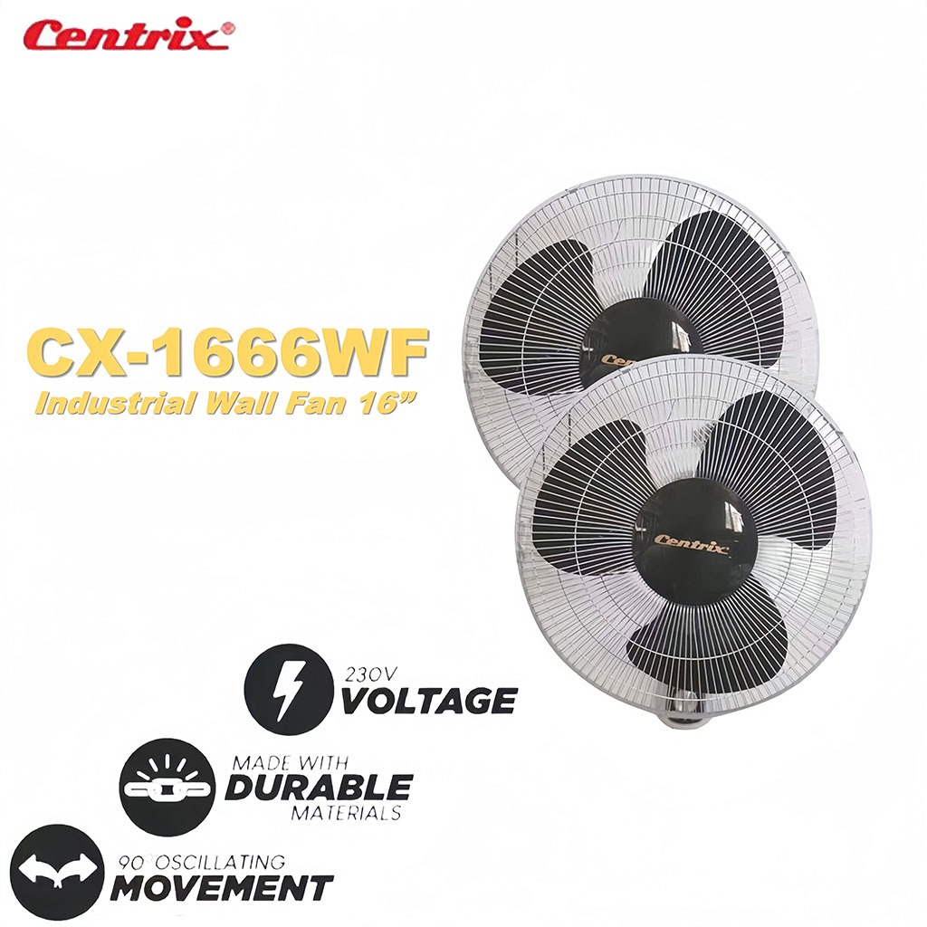BUY 1 TAKE 1 CENTRIX Electric Wall Fan 16' CX-1666WF | Shopee Philippines