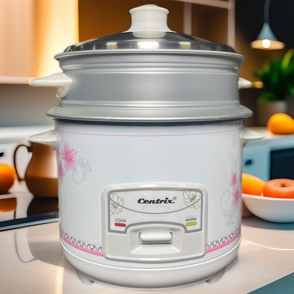 CENTRIX Steam Rice Cooker with Steel Lid 0.8L CXR-610B | Shopee Philippines