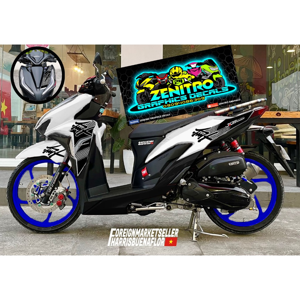 TRANSPARENT HAYABUSA DEALS FOR CLICK V2 ONLY (FOR LIGHT COLORS ONLY NOT ...