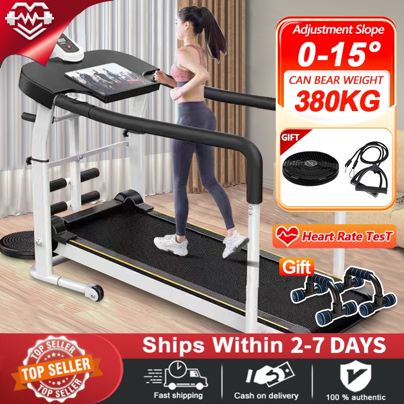 Multifunctional luxury treadmill, With Heart Rate Test household ...