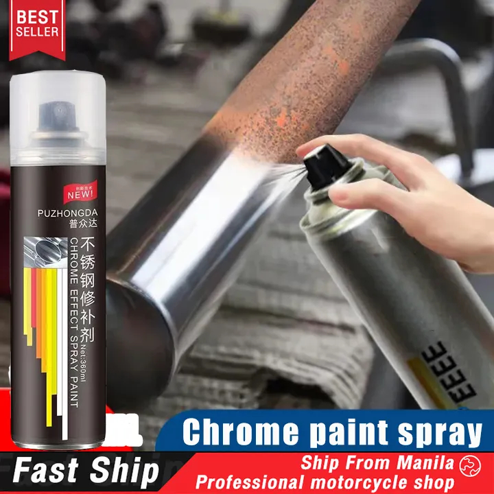 Car Rust Remover Chrome paint spray Cartridges With Chrome Plated Steel ...