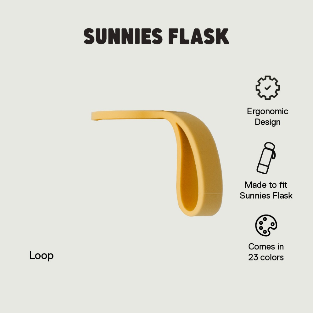 Sunnies Flask Loop Customizable Water Tumbler Accessory Strap Holder