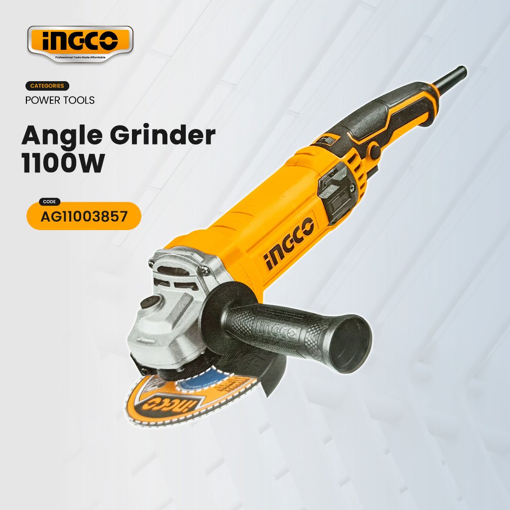 Ingco Angle Grinder 1010W | 1100W Electric Cutting Machine Grinding ...