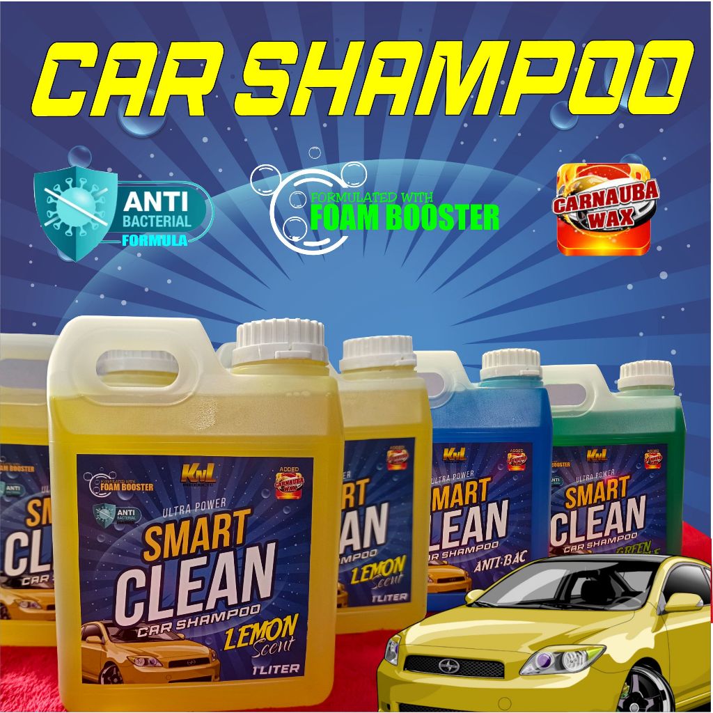 Premium Car & Motorcycle Shampoo with Carnauba wax, Foam Booster & Anti ...