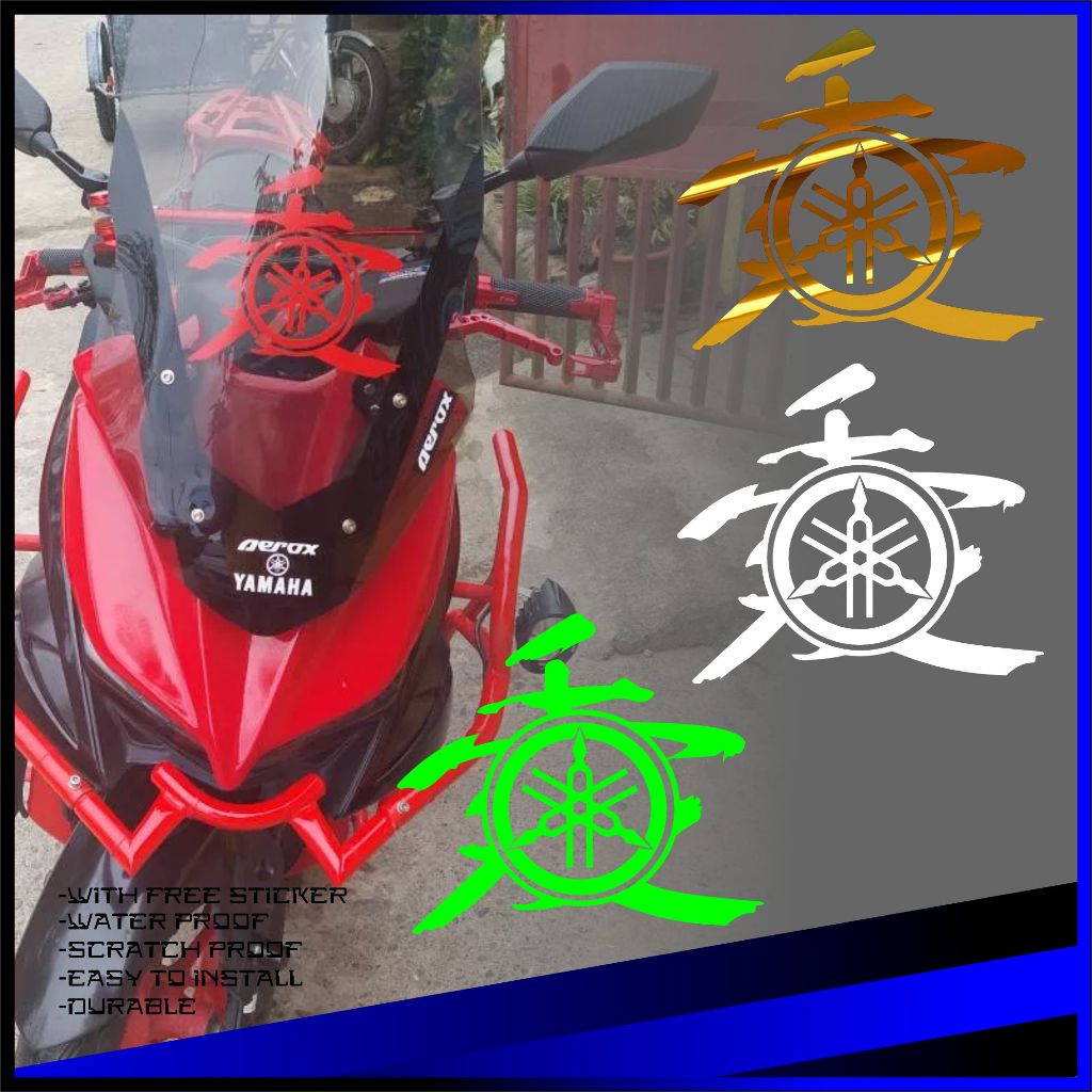 Yamaha Logo Vinyl Sticker (For Laptop, Motorcycle, Car, Etc.) Outdoor ...