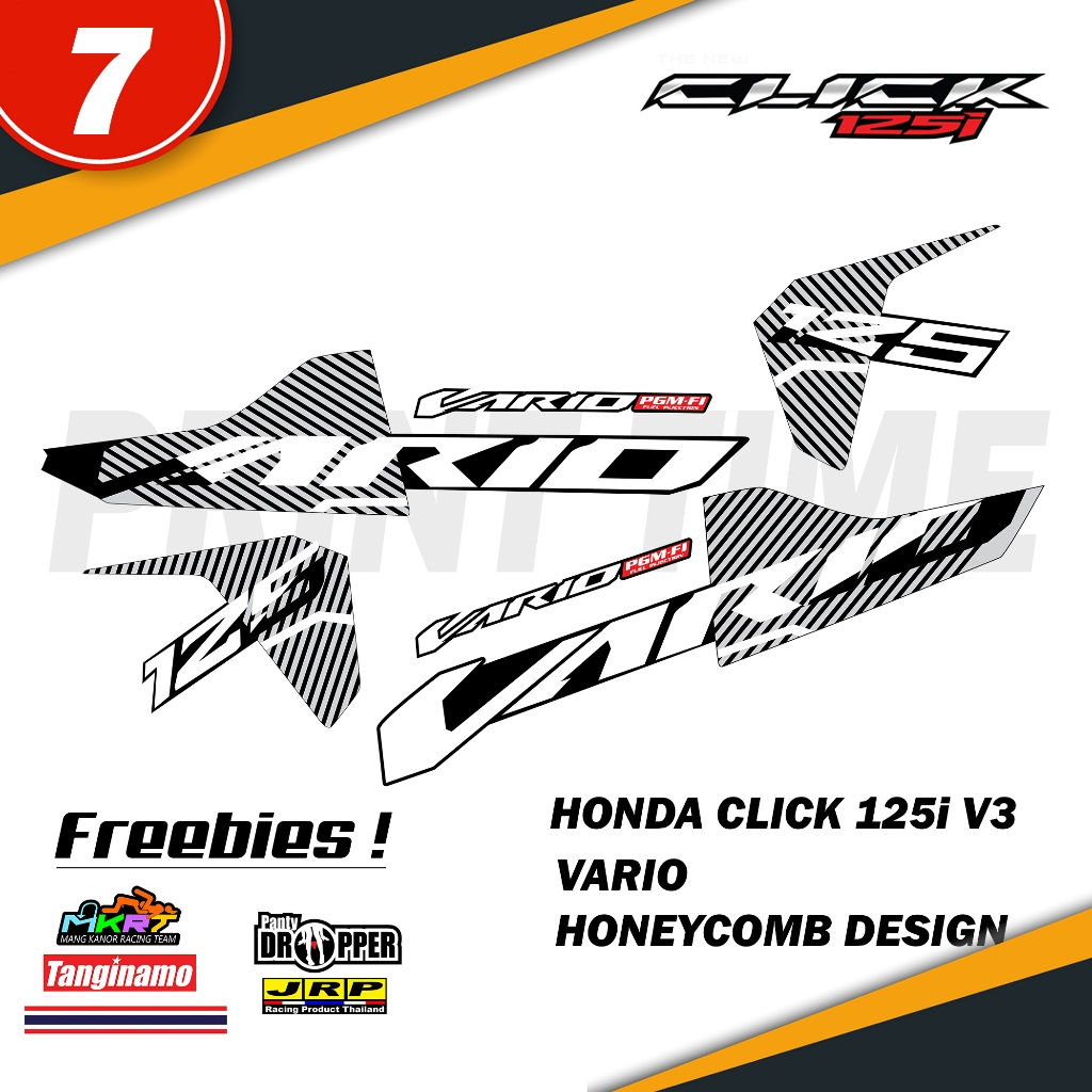 Honda Click 125i V3 Vario New Decals Sticker | Shopee Philippines