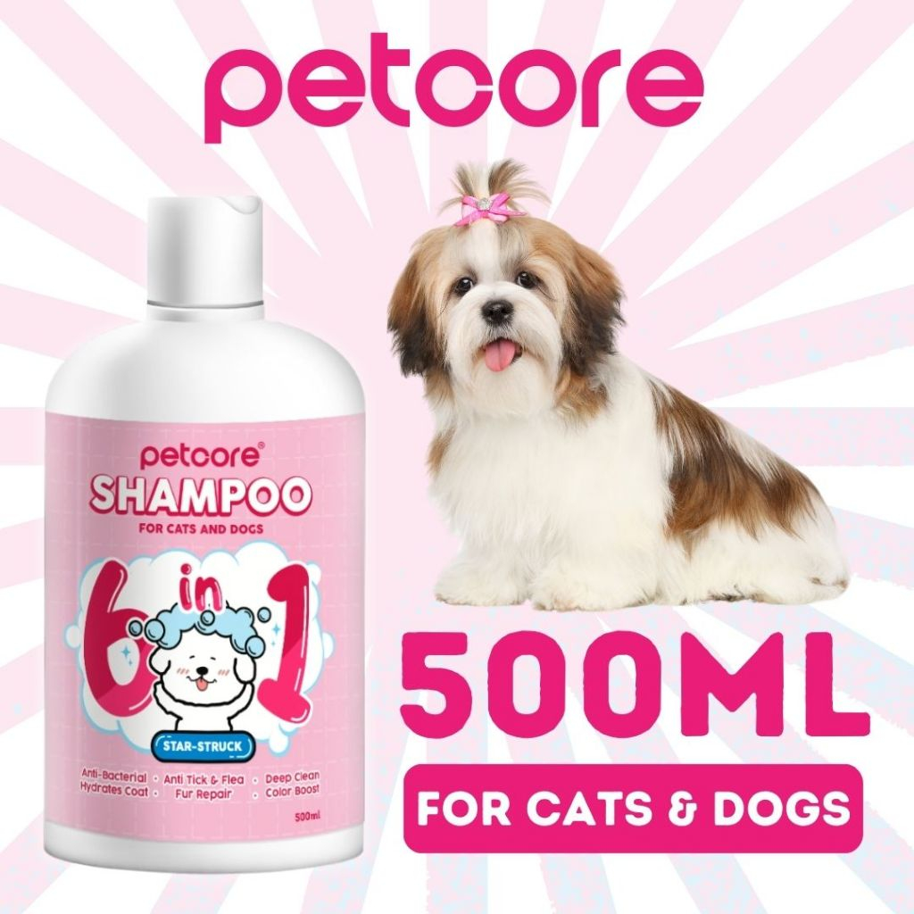 500ml Pet Shampoo with Conditioner Dog Cat Anti Flea Tick Shampoo Body ...
