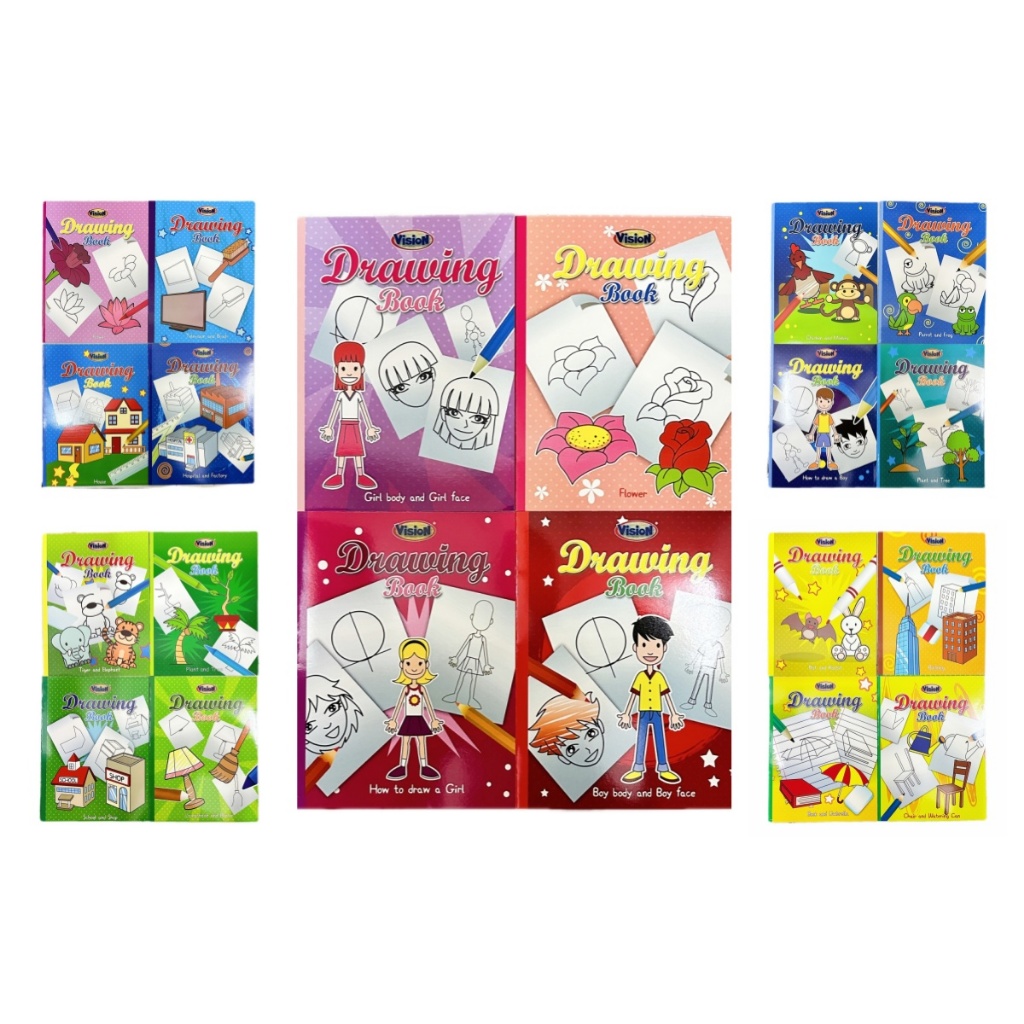 Vision Drawing Book Big 20Leaves Sold Per REAM (20PCS) | Shopee Philippines