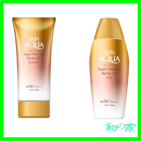SKIN AQUA Super Moisture Barrier UV Essence 70g & UV Gel 100g (Contains ...
