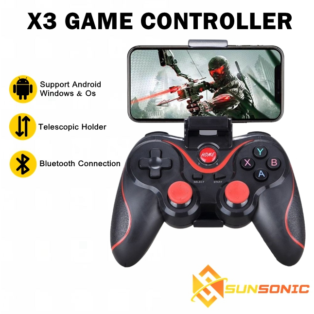 Gen Game X3t3 Wireless Bluetooth Gamepad Game Controller With Bracket Shopee Philippines 3655