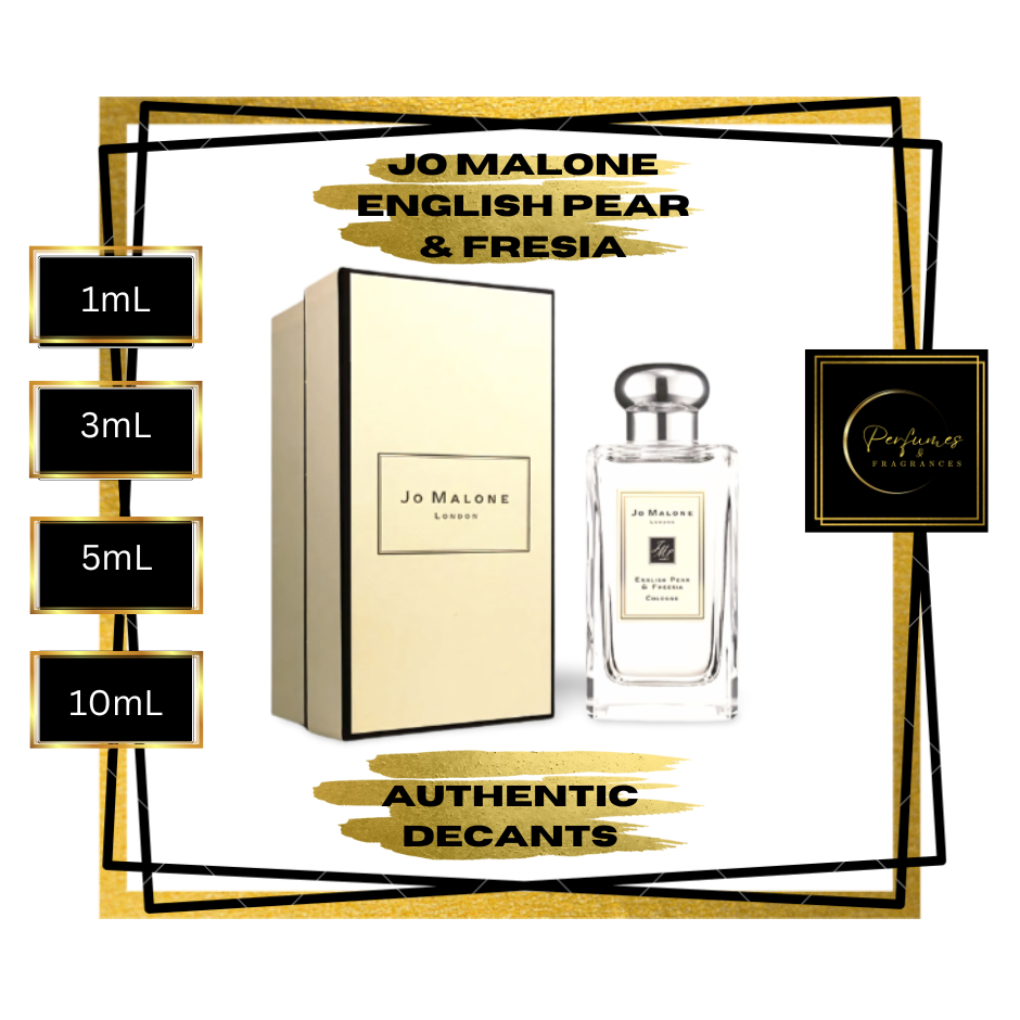 English Pear & Freesia by Jo Malone Decant 1ml 3ml 5ml Travel Size ...